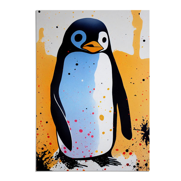 House of Hampton Penguin Graffiti No.2 | Wayfair.co.uk
