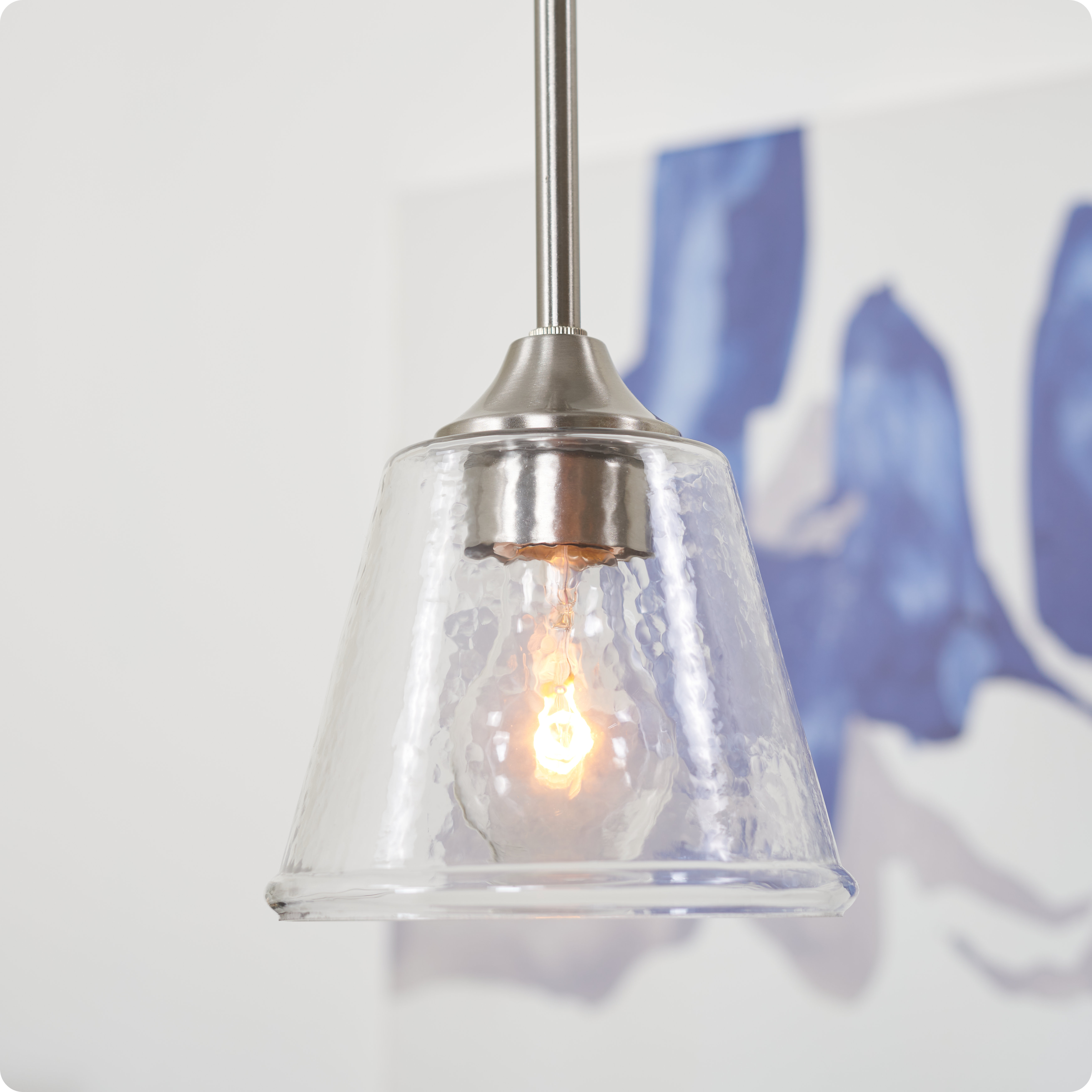 Dovecove 5'' H Glass Bell Lamp Shade ( Screw On ) in Clear | Wayfair