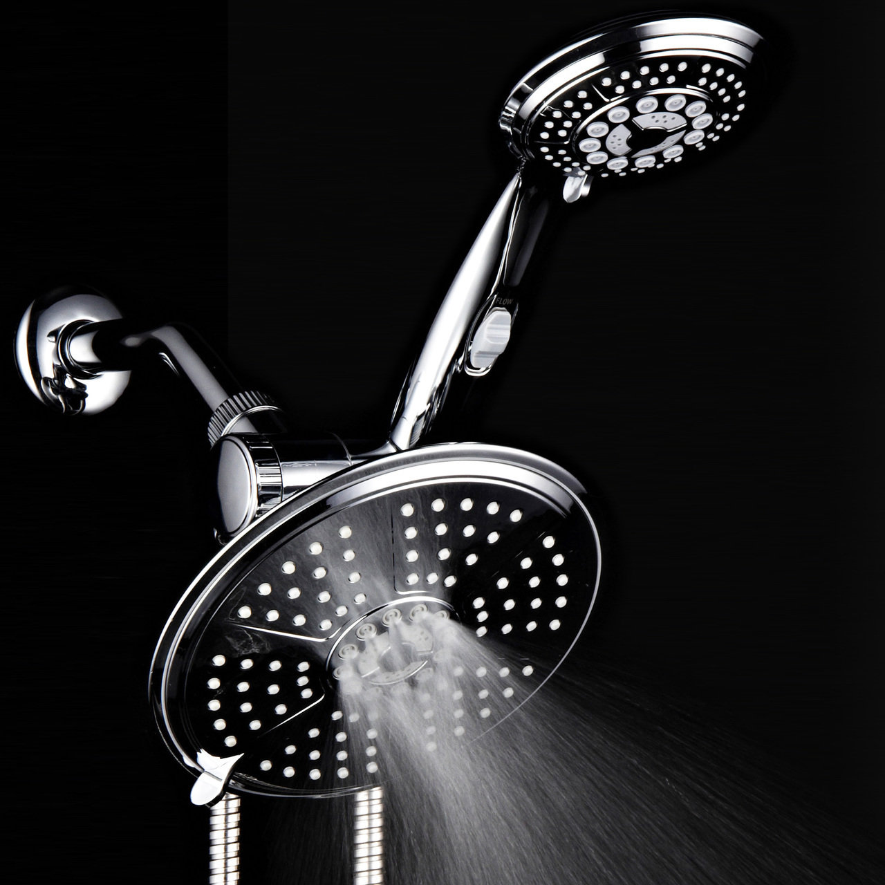 DreamSpa Ultra-Luxury 3-Way Rainfall Shower Head & Reviews | Wayfair