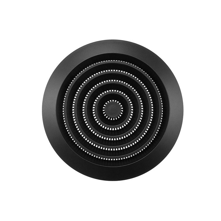 DWD Anthracite Ceiling Vent Cover - Round Air Vent Louver - Grill Cover ...