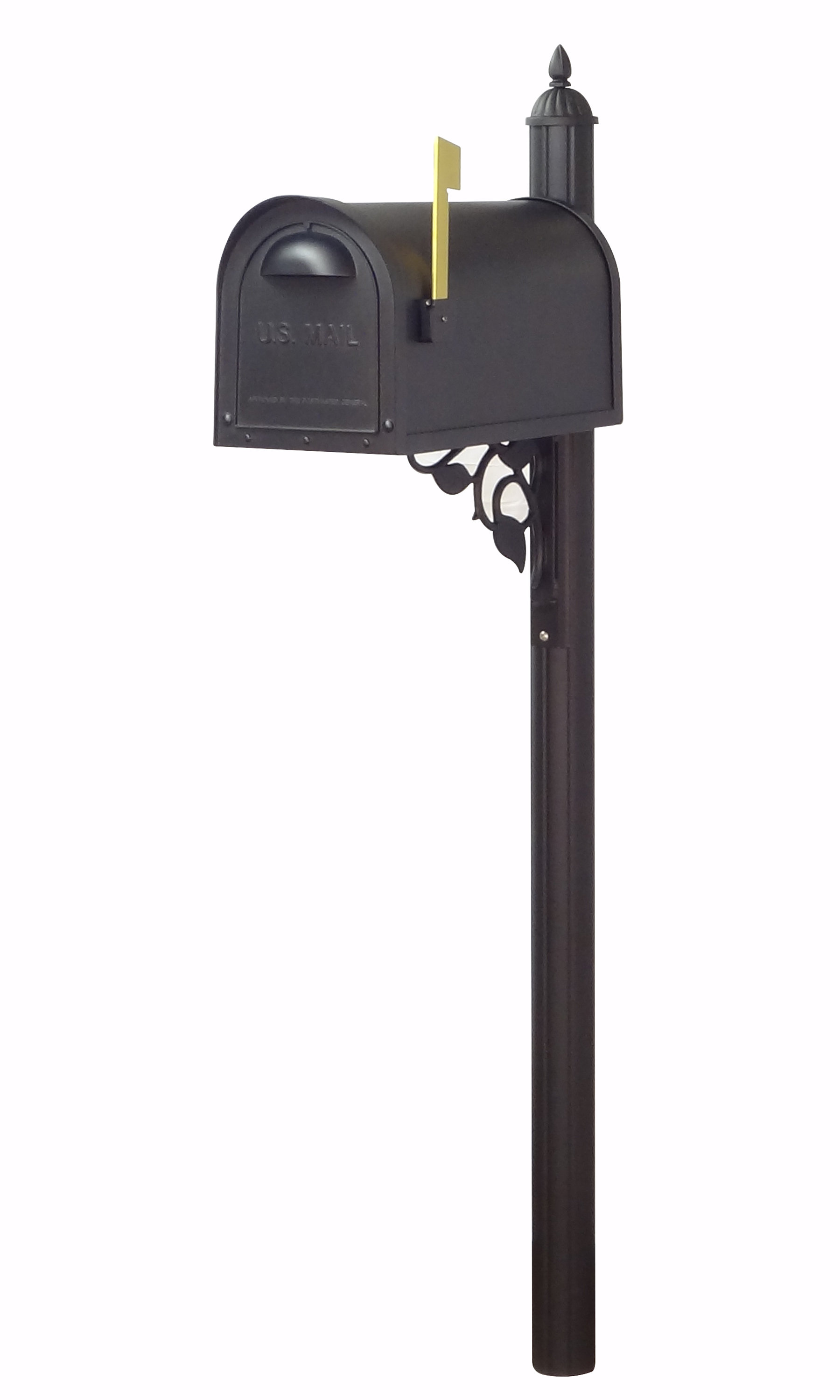 Special Lite Products Classic Curbside Locking Mailbox with Albion Post ...