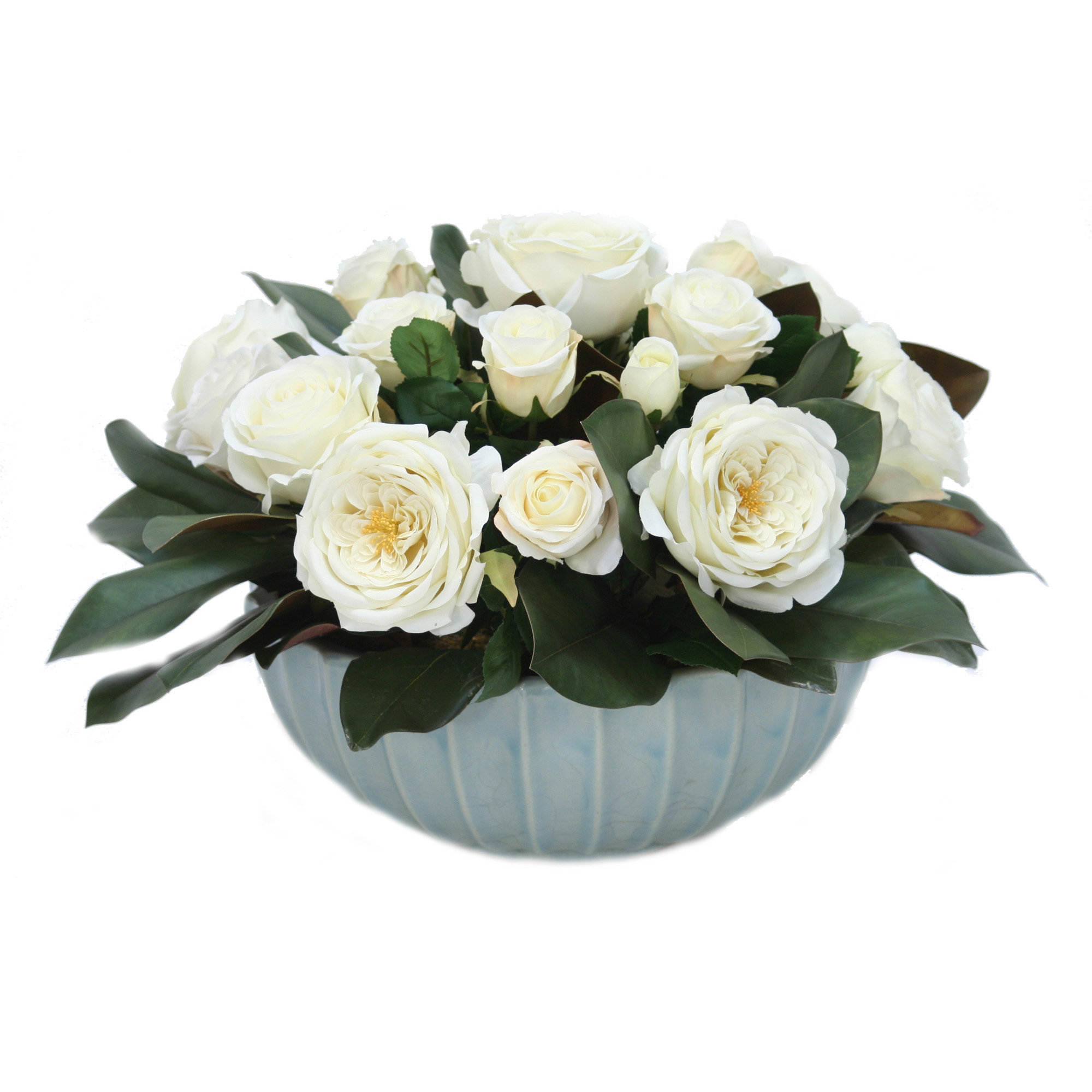 Distinctive Designs Roses Floral Arrangement in Pot | Wayfair