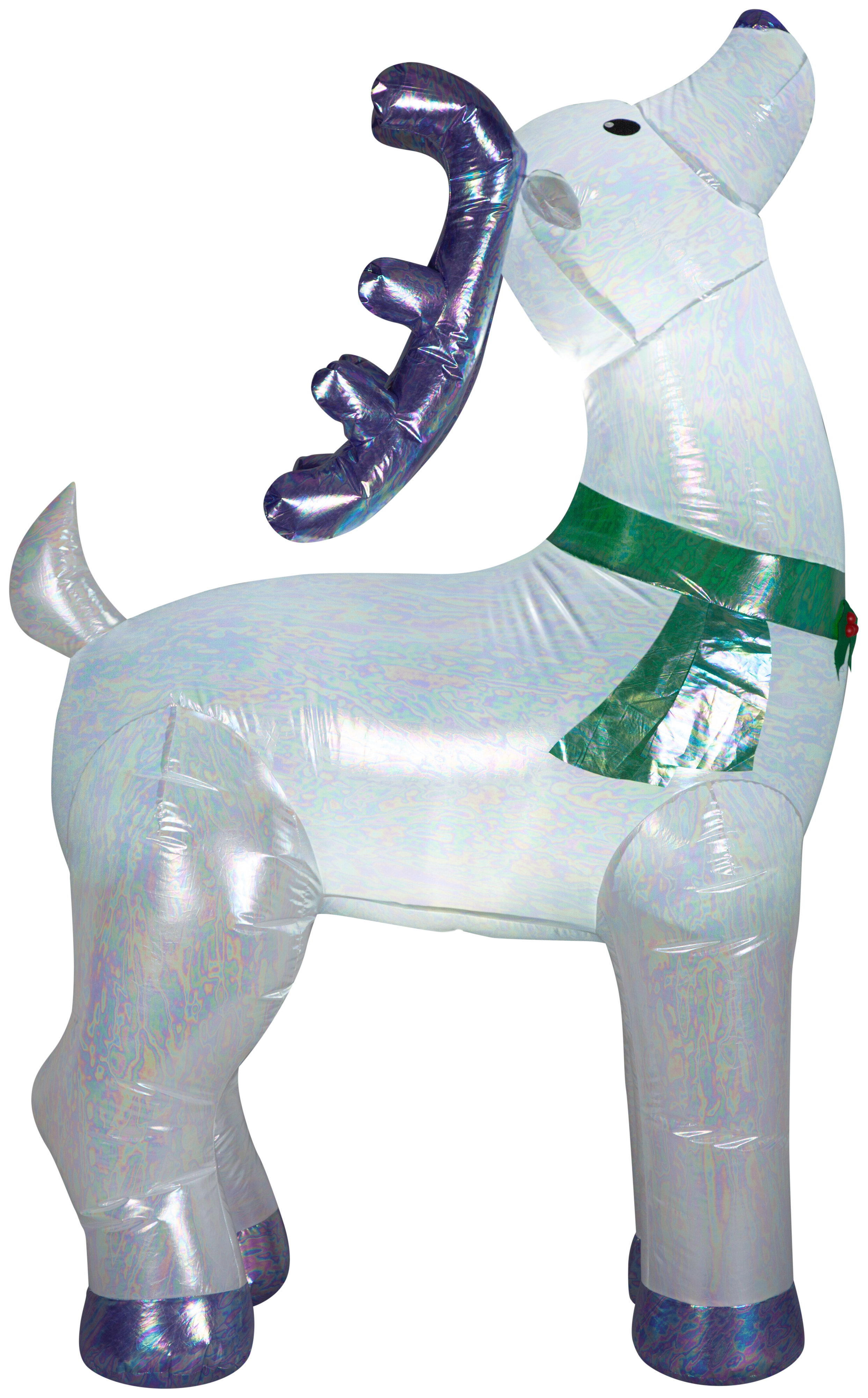 Gemmy Industries Iridescent Reindeer Buck-LG Inflatable | Wayfair