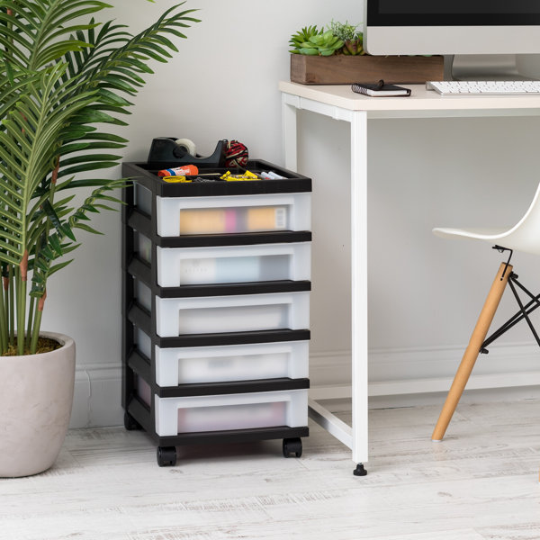 5-drawer-plastic-storage | Wayfair
