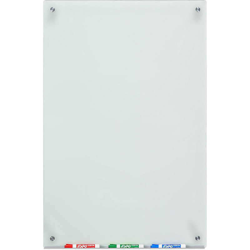 Audio-Visual Direct Wall Mounted Glass Board & Reviews | Wayfair