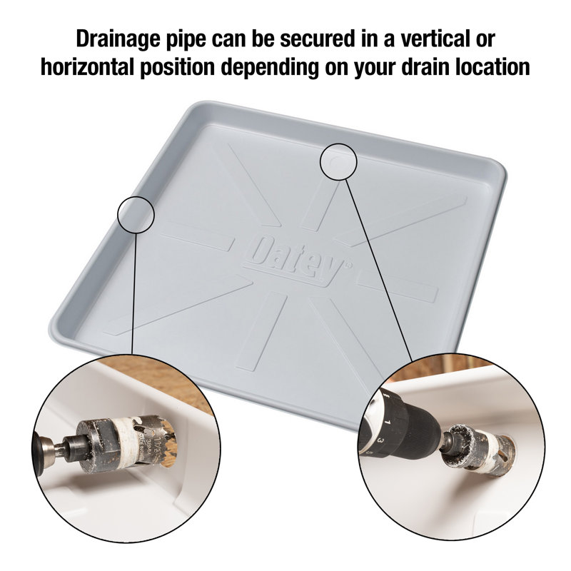 Oatey 28" x 30" Universal Washing Machine Pan Installation Kit ...
