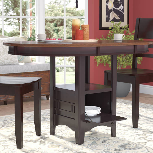 Alcott Hill® Louroukina Counter Height 42" Extendable Dining Table ...