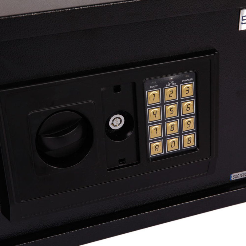 Ktaxon Digital Steel Safe Box with Dual-Lock & Reviews | Wayfair