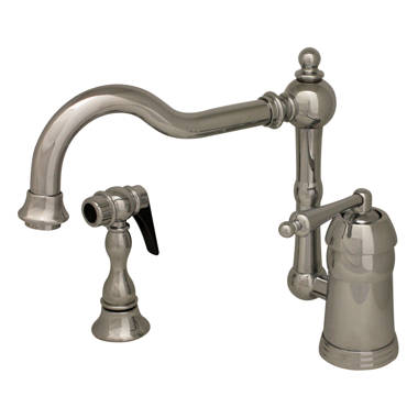 Whitehaus Collection Laundry Double Handle Utility Bridge Faucet with ...