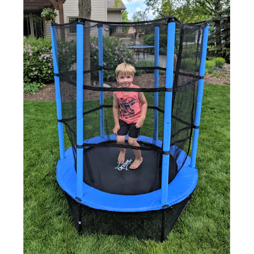 AirZone Play Jump Indoor/Outdoor Youth Trampoline 4.6' Round with ...