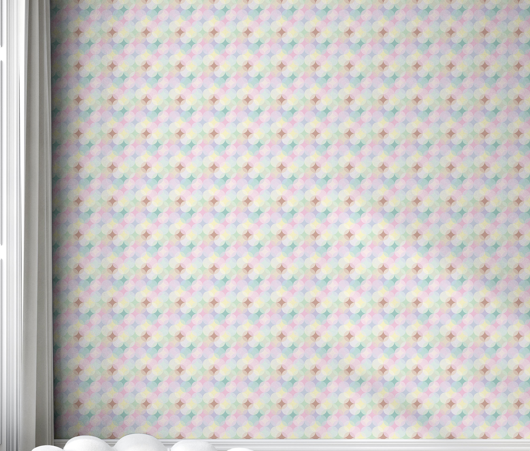 Ebern Designs Holdren Peel & Stick Geometric Wallpaper | Wayfair