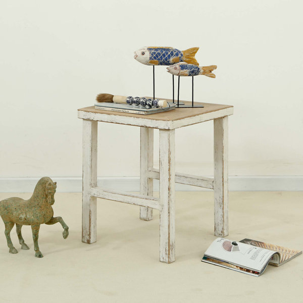 Gracie Oaks Megumi 24'' Tall Solid Wood End Table | Wayfair