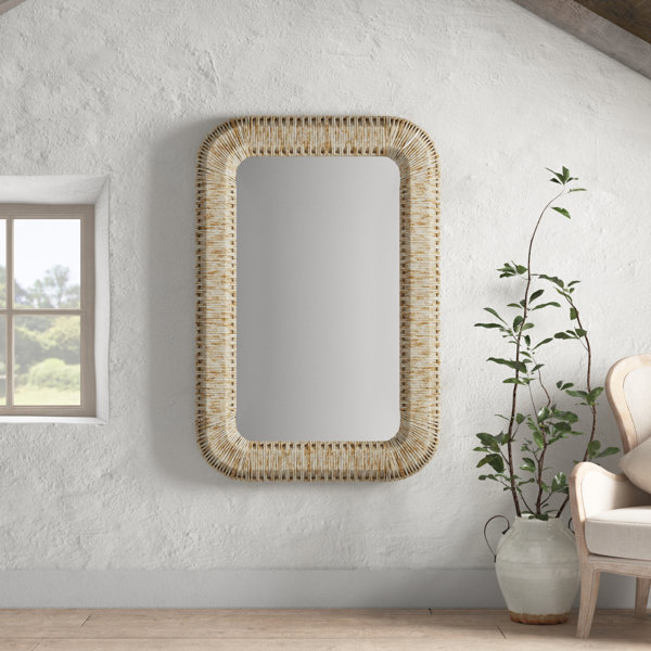 Birch Lane™ Hollis Rectangle Rope Wall Mirror | Wayfair
