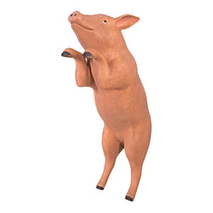 Design Toscano Hop Over Hog, Giant Pig Statue | Wayfair