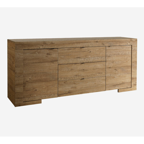 Gracie Oaks Mahoney 191Cm Wide 3 Drawer Sideboard | Wayfair.co.uk