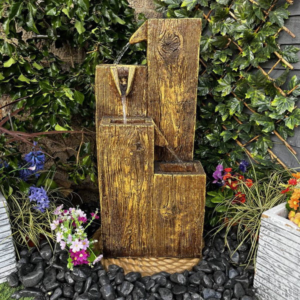 Union Rustic Large Coastal Tide Traditional Water Feature | Wayfair.co.uk