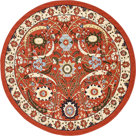 World Menagerie Britannia Performance Terracotta Rug & Reviews | Wayfair