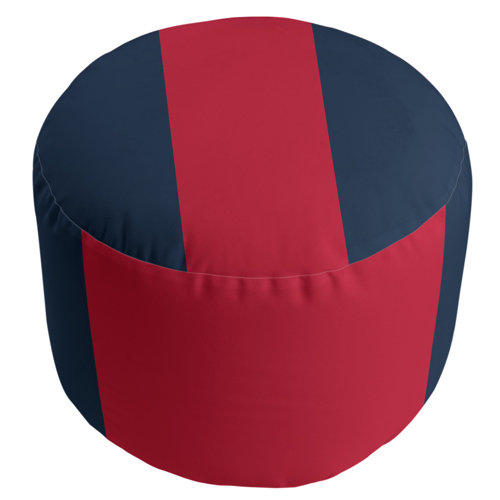 Bless international Tennessee Football Upholstered Ottoman | Wayfair