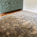 Lark Manor Febbas Oriental Brown Area Rug | Wayfair