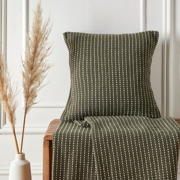 Brambly Cottage Tiegan Striped Rectangular Scatter Cushion Cushion ...