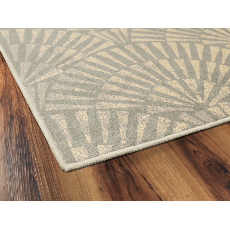Highland Dunes Howerton Performance Beige Rug & Reviews | Wayfair