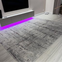 17 Stories Barros Abstract Gray Area Rug & Reviews | Wayfair