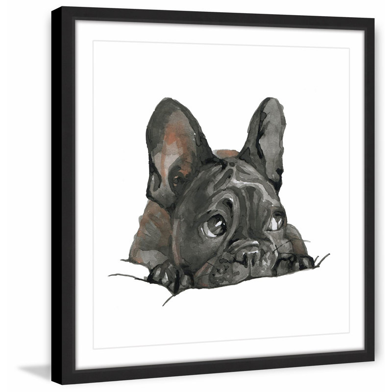 Red Barrel Studio® Sneaky Frenchie - Picture Frame Print & Reviews ...