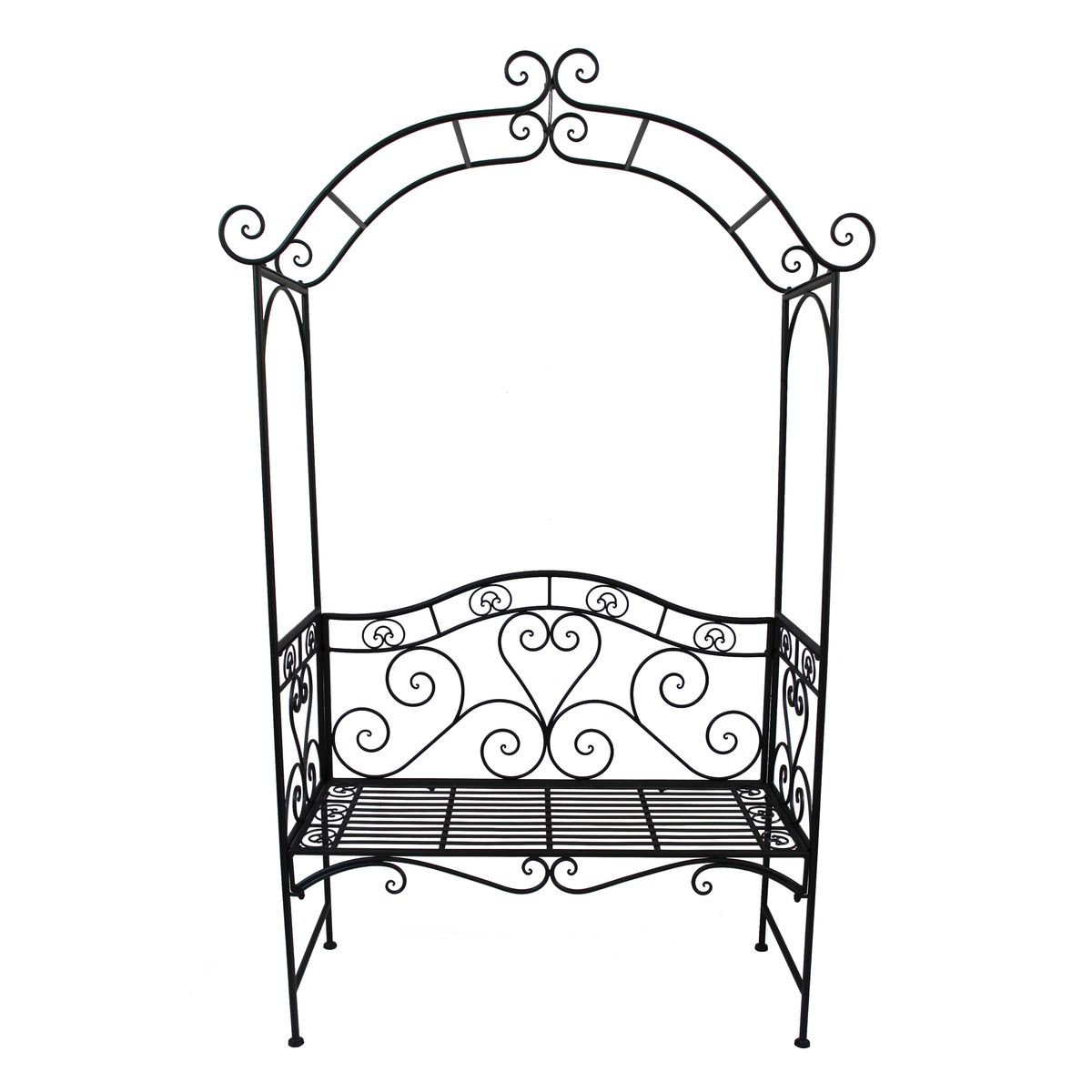 Dakota Fields 2 Seater Metal Rose Arch Bench & Reviews | Wayfair.co.uk