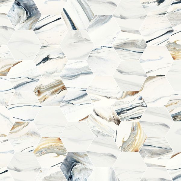 Audrey Lane Joni Sunset 9" x 10" Wall Floor Use Tile | Perigold