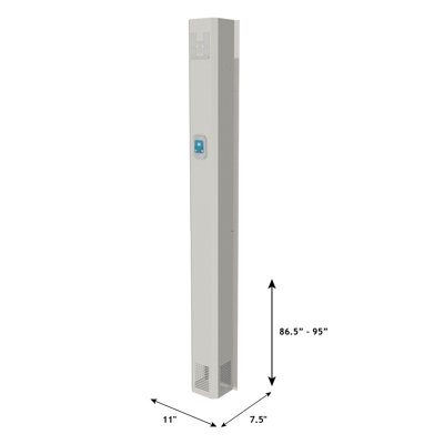 Humidex Basement Digital Ventilation System 95.5" H Dehumidifier ...