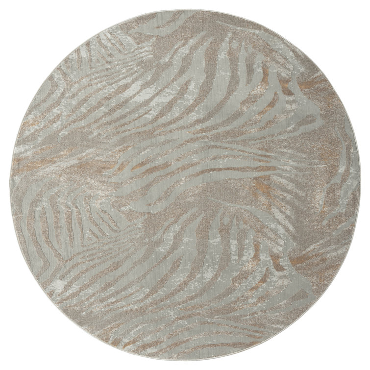 N Natori Animal Print Beige Area Rug & Reviews | Wayfair