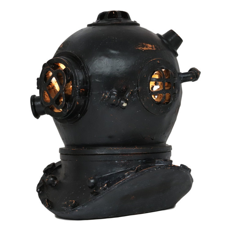 Breakwater Bay Tricia Nautical Steampunk Diving Helmet Figurine with ...