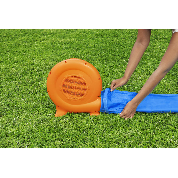 Bestway H2OGO AquaRace Inflatable Outdoor Water Slide Park with Air ...