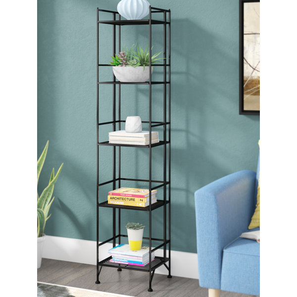 Metal-folding-bookcase | Wayfair