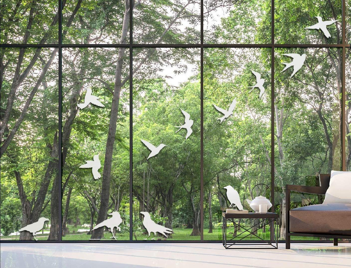 Millwood Pines Bird Window Decal | Wayfair