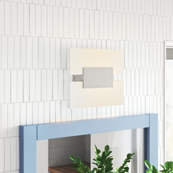 Wade Logan® Demelza Aluminum LED Flush Mounted Sconce & Reviews | Wayfair