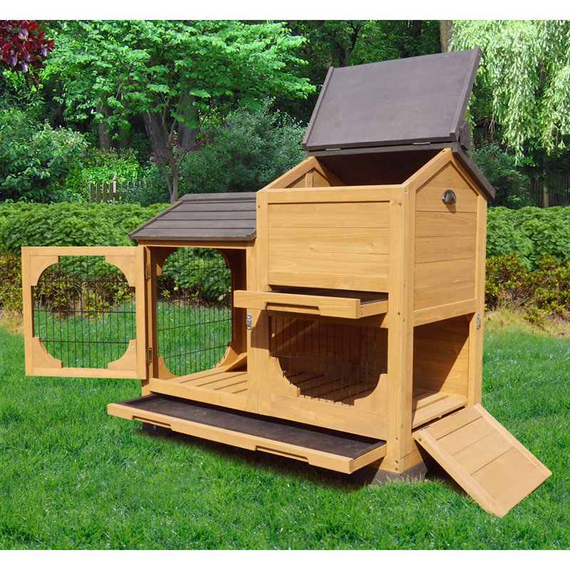 Tucker Murphy Pet™ O'Connor Weather Resistant Rabbit Portable Hutch ...
