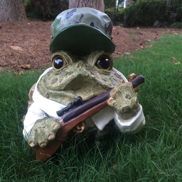 HomeStyles Hunter Character Toad Garden Statue | Wayfair