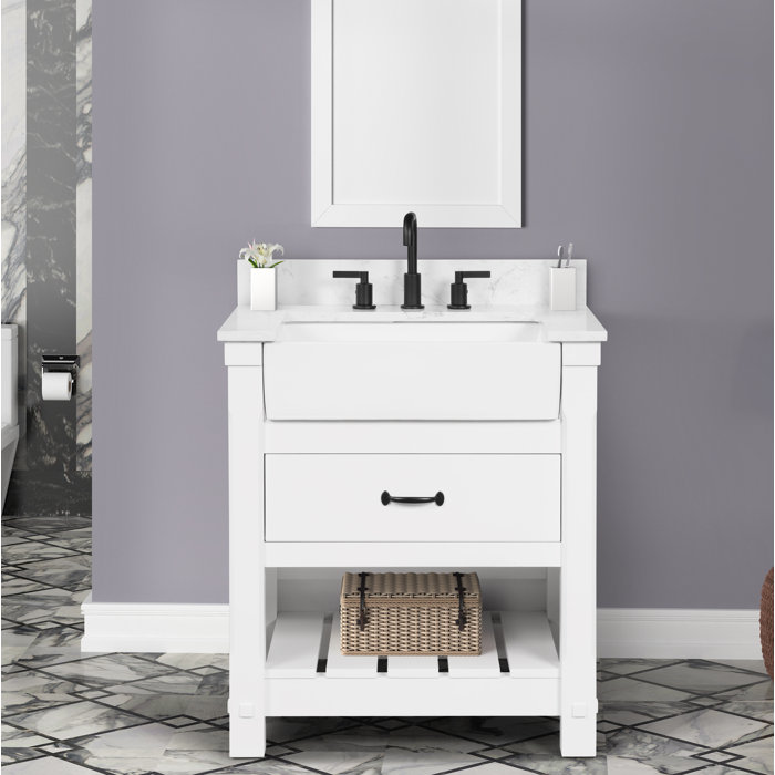 Red Barrel Studio® Dilkhush 31" Single Bathroom Vanity Set | Wayfair