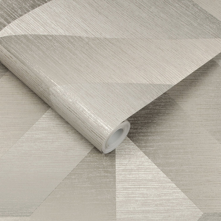 Graham & Brown Atelier Geometric Metallic Wallpaper Double Roll ...