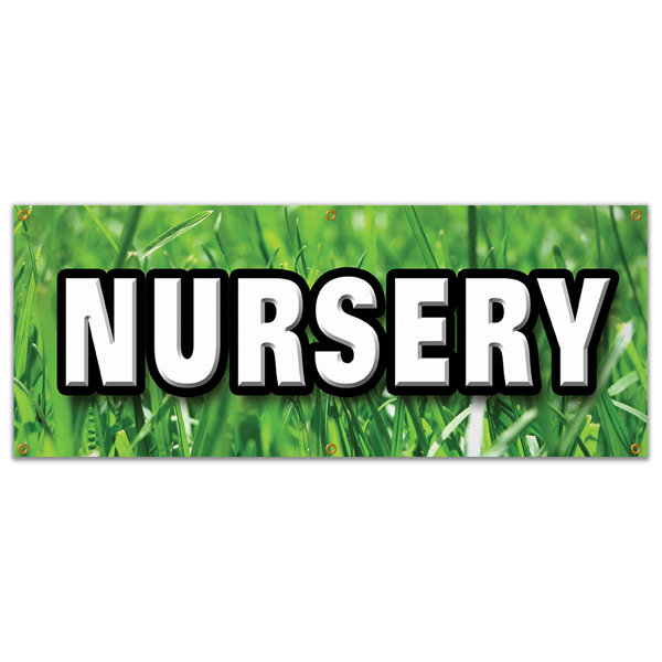 SignMission Nursery Banner Sign | Wayfair