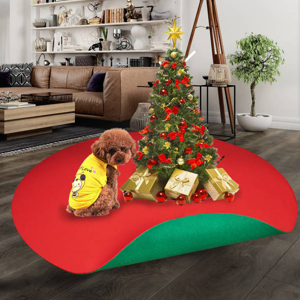 The Holiday Aisle® Christmas Tree Protection Mat & Reviews | Wayfair