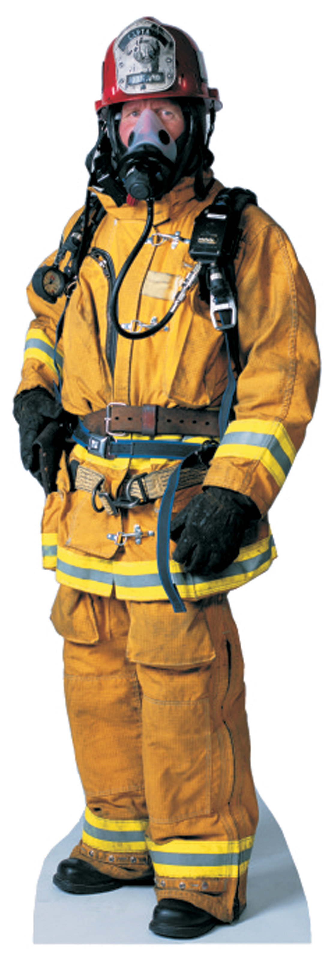Advanced Graphics Modern Heroes Firefighter Life-Size Cardboard Stand ...