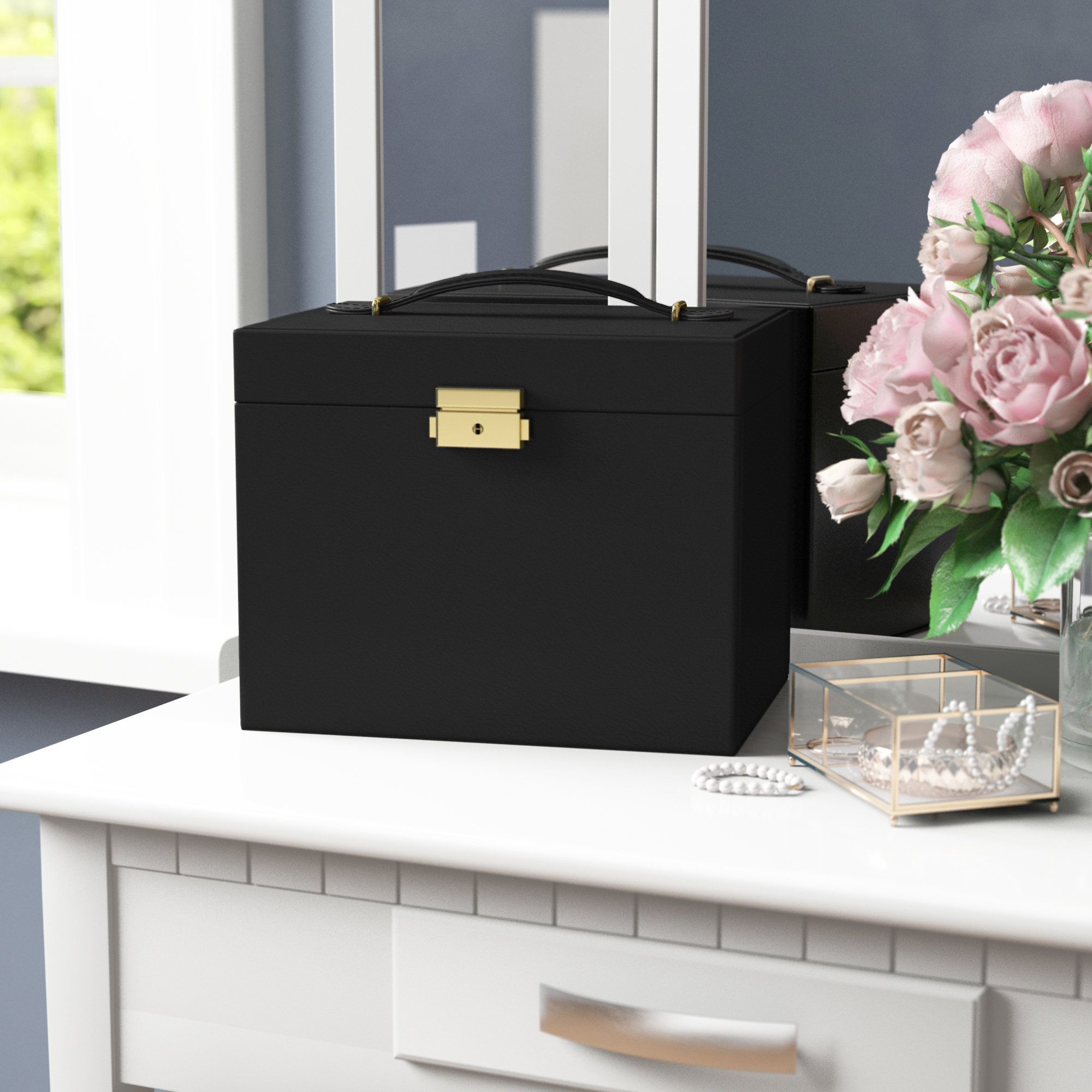 Charlton Home® Large Jewelry Box & Reviews | Wayfair