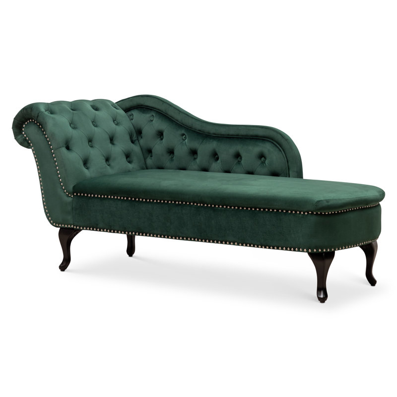 Rosdorf Park Foyil Upholstered Chaise Lounge & Reviews | Wayfair.co.uk