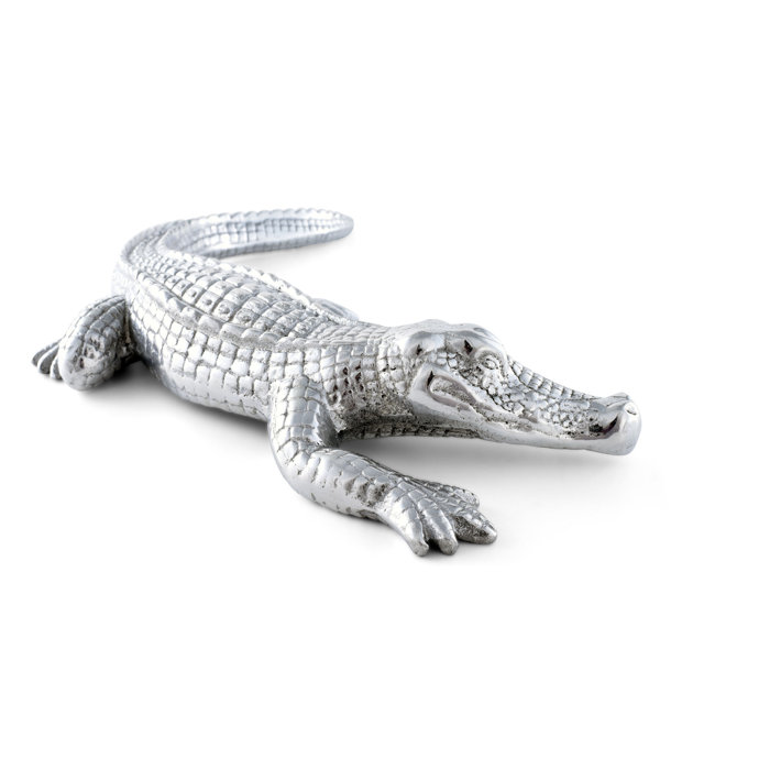 Arthur Court Alligator Figurine | Wayfair