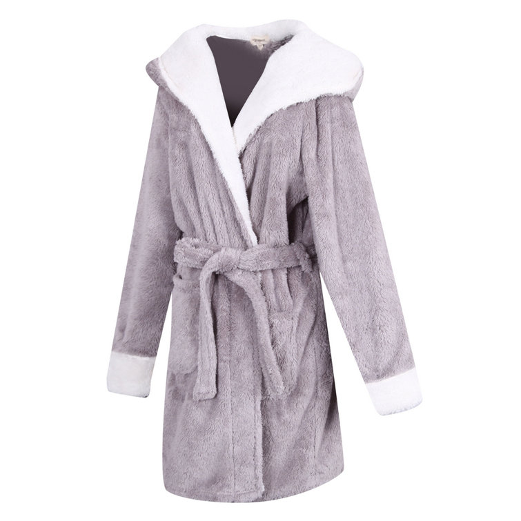Richie House Women's Deluxe Womens Ultra Plush Cozy Fleece Belted ...