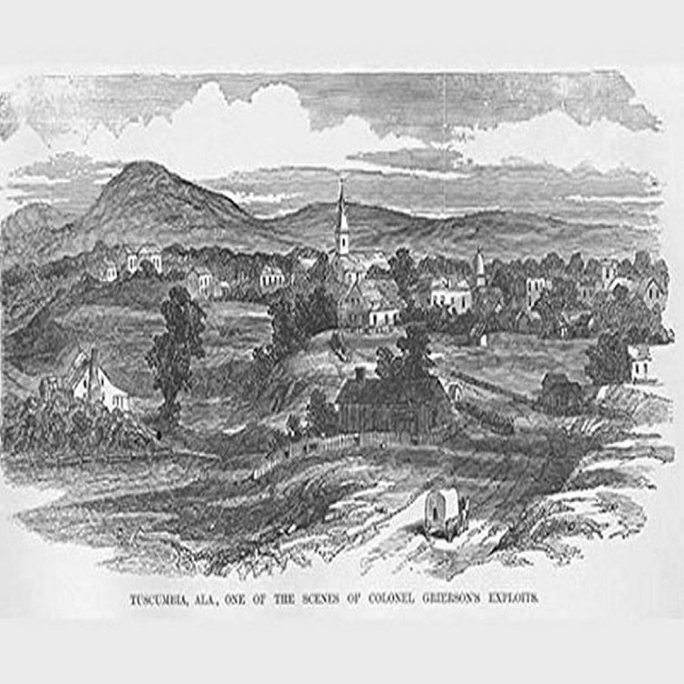 MH Handel Alabama - Unframed Drawing Print on Canvas | Wayfair