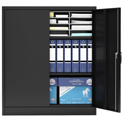 WFX Utility™ Merrimac 42" H x 36" W x 18" D Steel Storage Cabinet ...