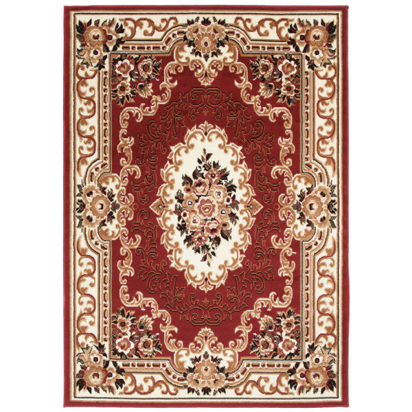 Astoria Grand Necaise Flatweave Red Rug | Wayfair.co.uk